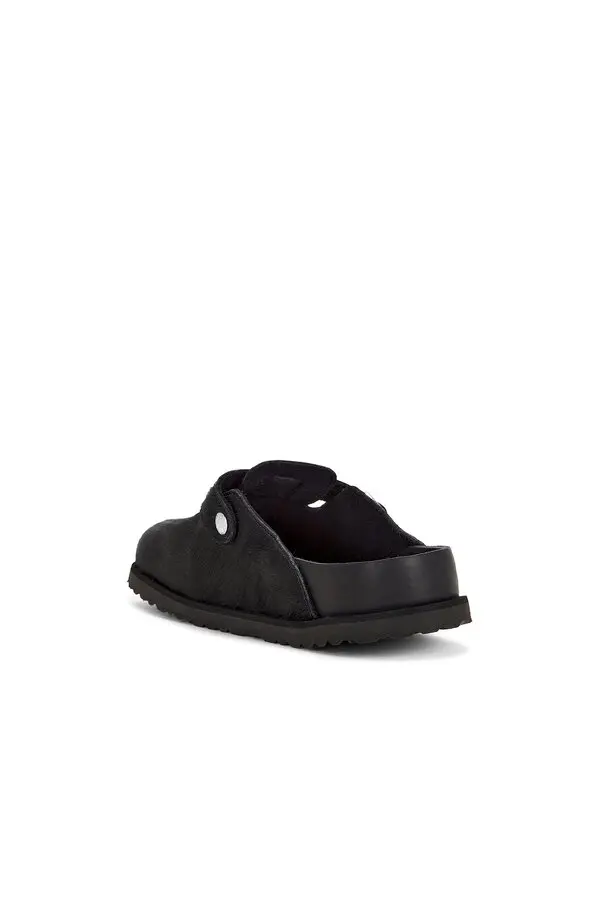 BIRKENSTOCK Boston Pony Hair Mule - Black