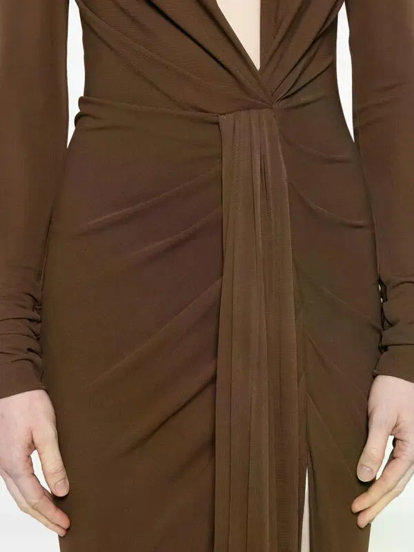 Giuseppe Di Morabito V-neck Maxi Dress