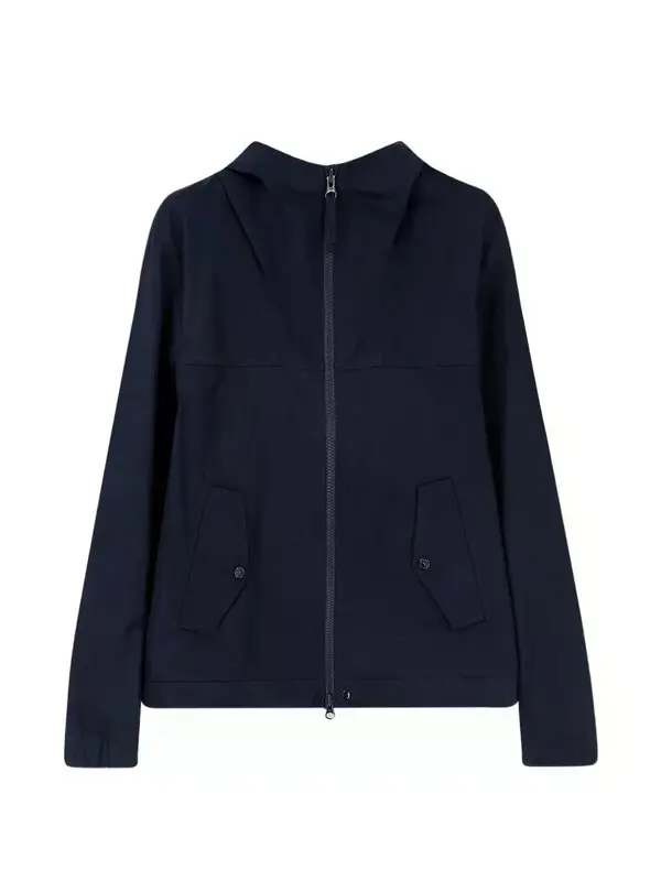 Stone Island Hooded Jacket With Logo Patch