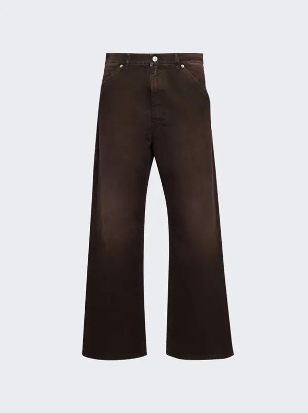 Marni Regular Fit Jeans - Brown