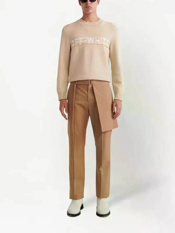 Off-White Apron-detail Tailored Trousers