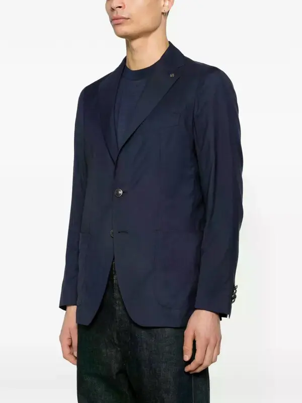 Tagliatore Button-fastening Two-pocket Jacket