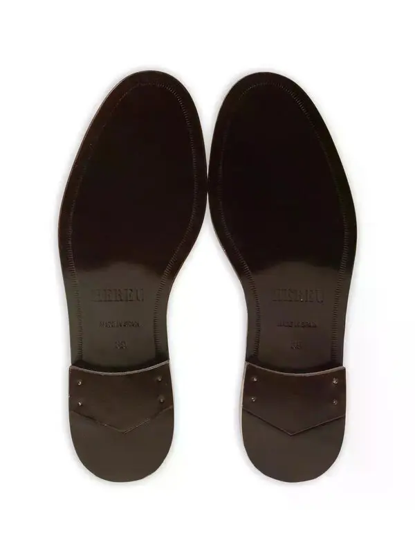 Hereu Pesca Round-toe Fisherman Sandals - Black