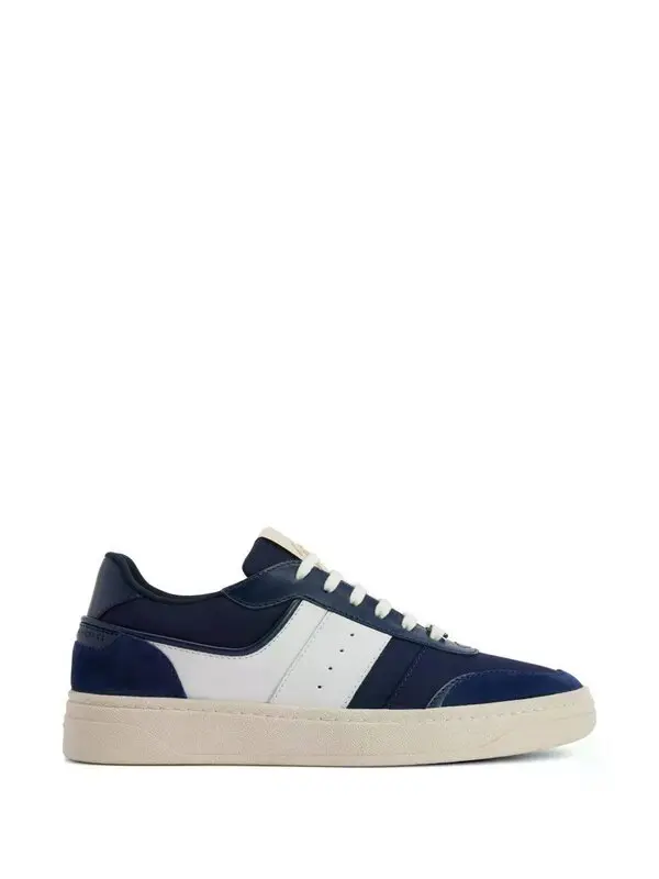 GIUSEPPE ZANOTTI Gz Thor Leather Low-top Sneakers - Blue