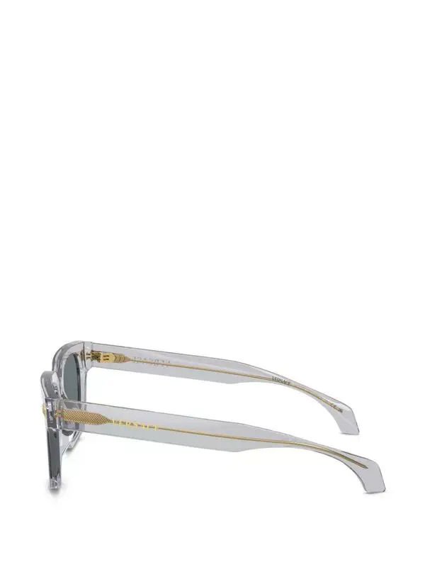 Versace Medusa-detail Square-frame Sunglasses - Grey