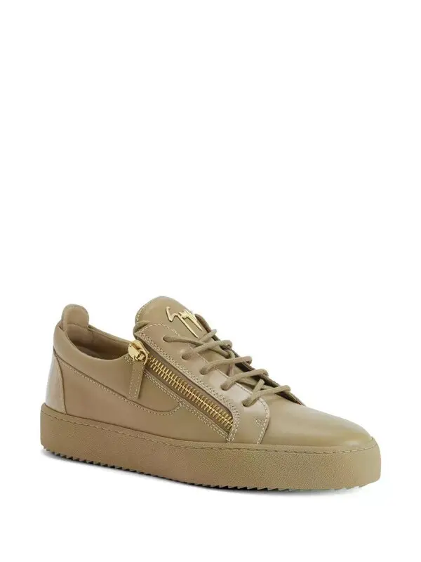 GIUSEPPE ZANOTTI Frankie Zip Sneakers - Neutrals