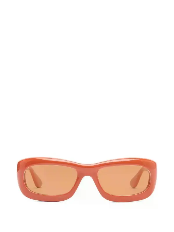 PORT TANGER Ghaib Geometric Sunglasses - Red