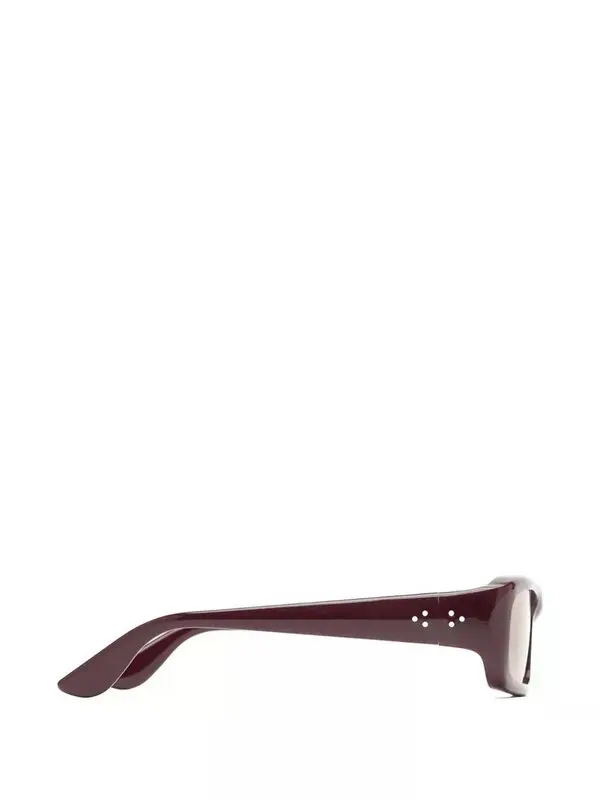 PORT TANGER Daryan Rectangle Frame Sunglasses - Brown
