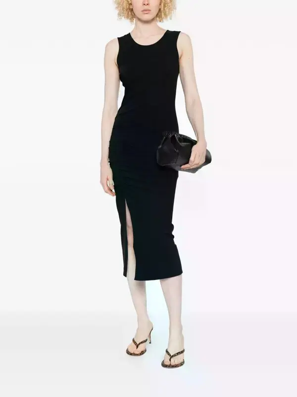 Patrizia Pepe Draped Midi Dress