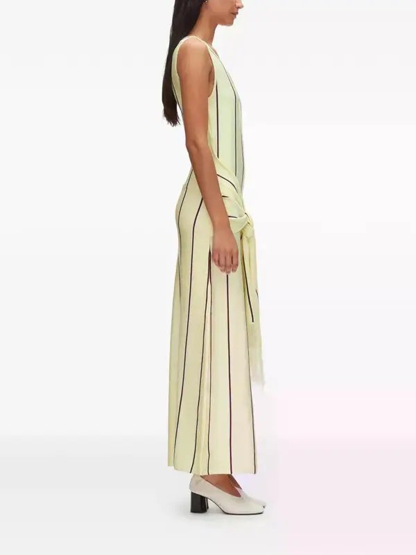 3.1 Phillip Lim Striped Tie-waist Midi Dress