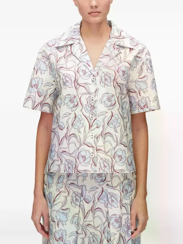 3.1 Phillip Lim Floral Buttoned Shirt