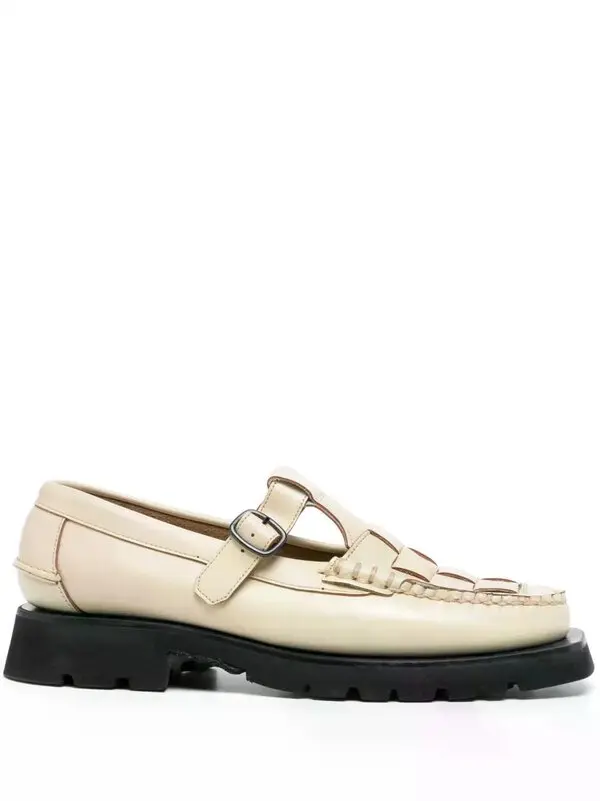 Hereu Soller Sport Leather Loafers - Yellow