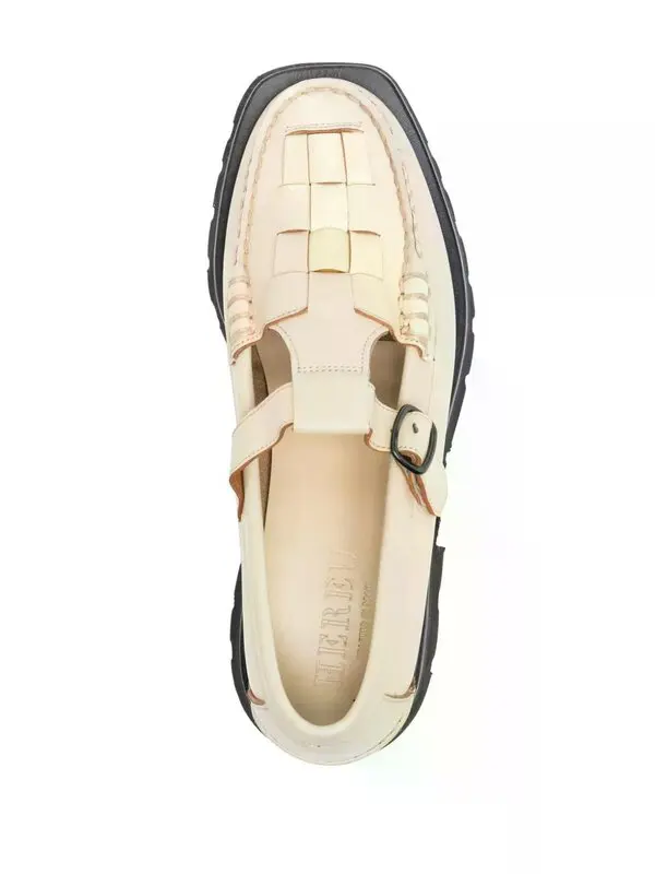 Hereu Soller Sport Leather Loafers - Yellow