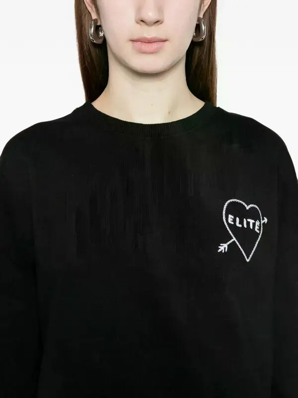 ELITE Paris Heart Motif Sweatshirt