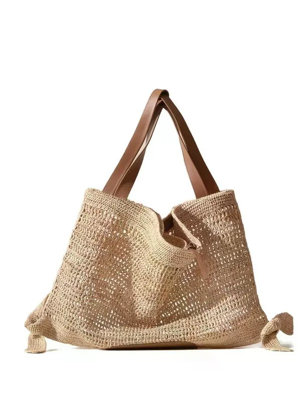 Hereu Cador Crocheted Knot Shoulder Bag
