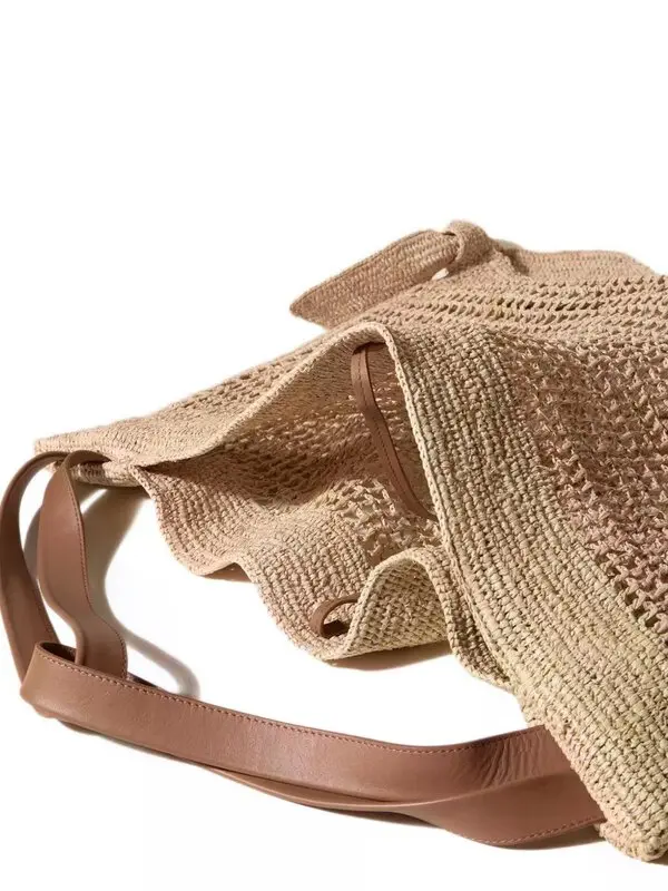 Hereu Cador Crocheted Knot Shoulder Bag