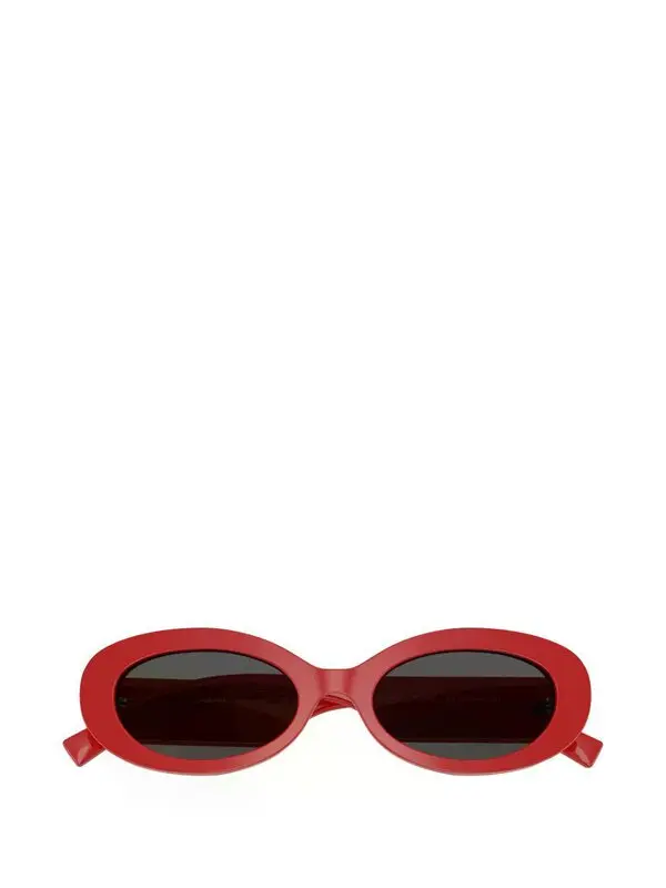 Dolce & Gabbana Oval-frame Sunglasses - Red