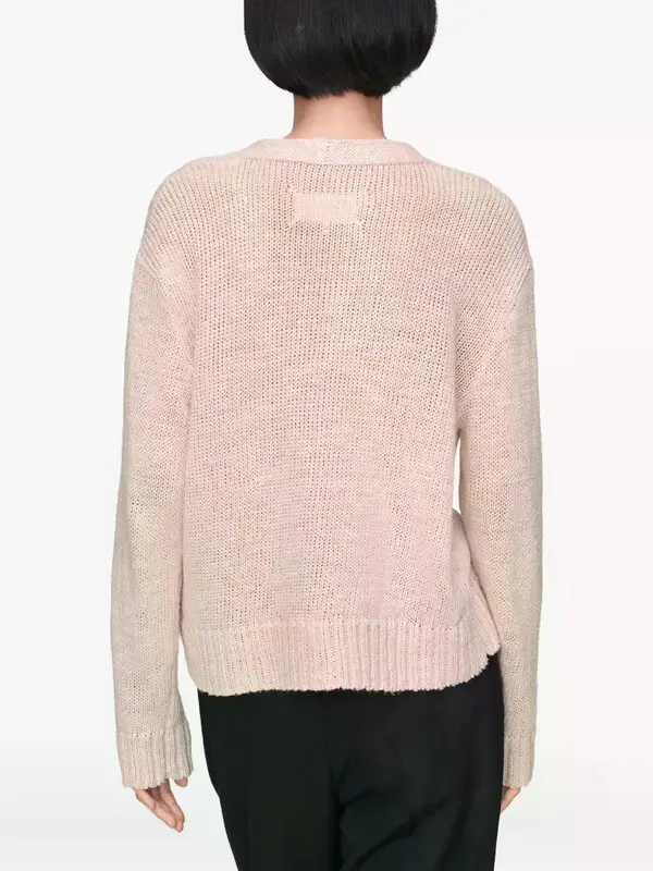 MAISON MARGIELA Ribbed V-neck Cardigan