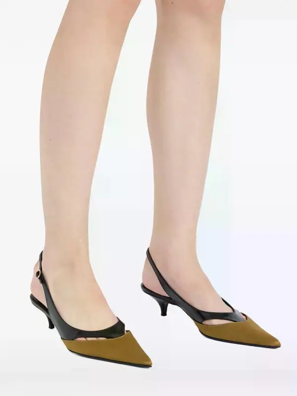 Proenza Schouler Slash Slingback Pumps