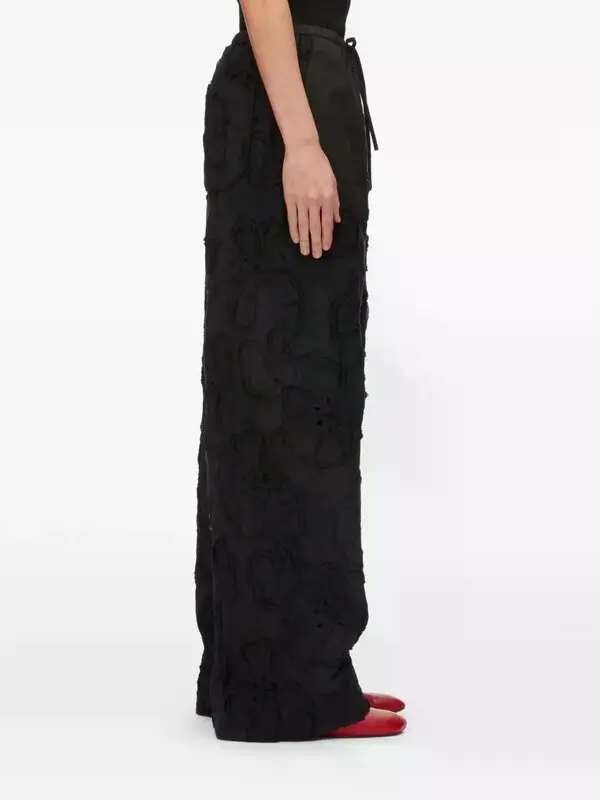 3.1 Phillip Lim Floral Appliqué Trousers