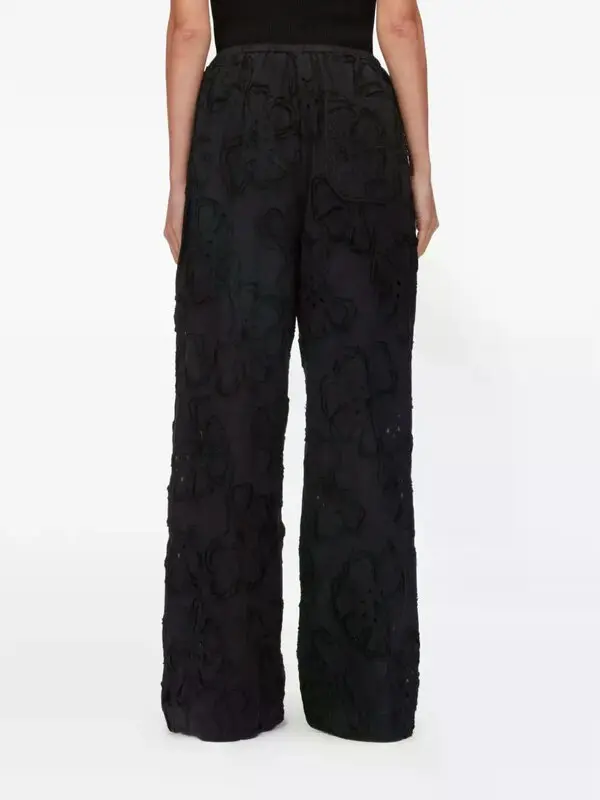 3.1 Phillip Lim Floral Appliqué Trousers