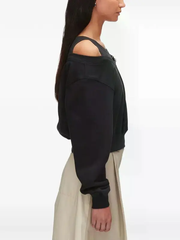3.1 Phillip Lim Cold-shoulder Top With Safety-pin Detail