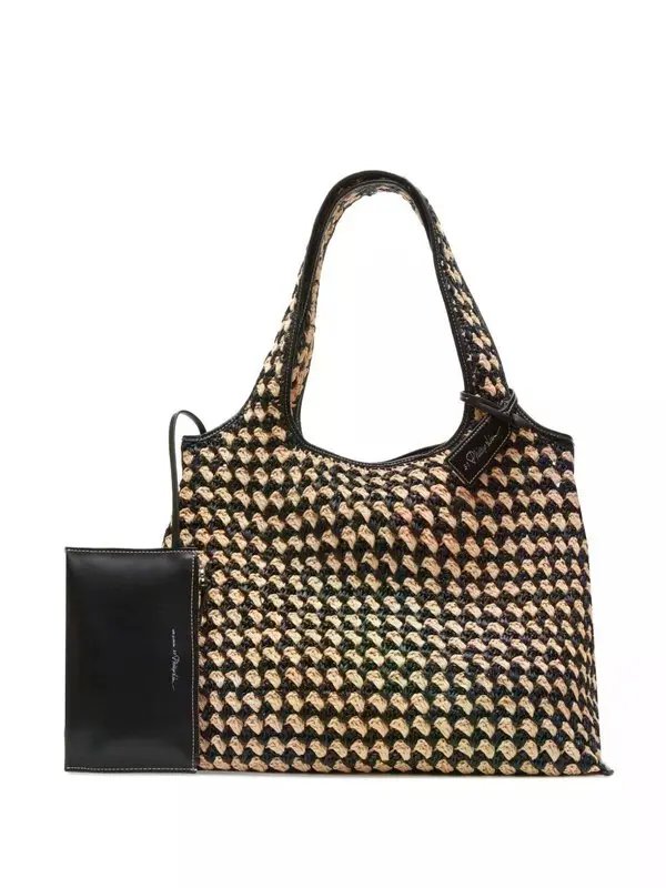 3.1 Phillip Lim Woven Tote Bag - Black