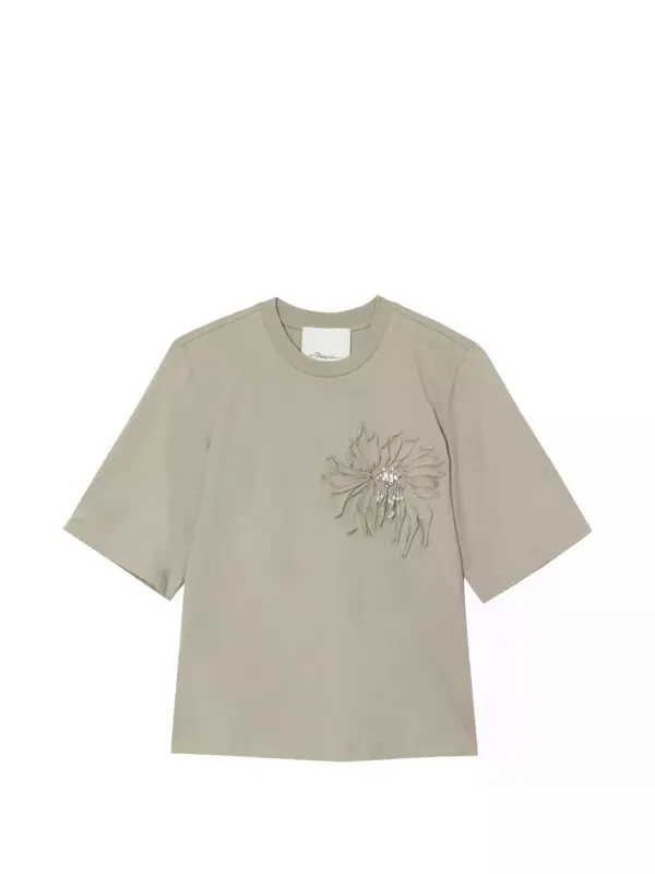 3.1 Phillip Lim Embellishment T-shirt - Green