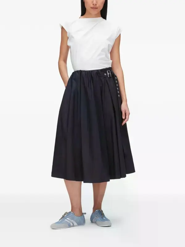 3.1 Phillip Lim Belted Midi Skirt - Blue