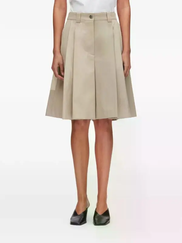 3.1 Phillip Lim Pleated Color-block Shorts