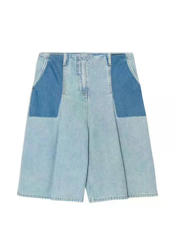 3.1 Phillip Lim Patchwork Pleat Shorts