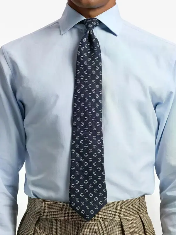 Ralph Lauren Purple Label Linked-diamonds Neck Tie