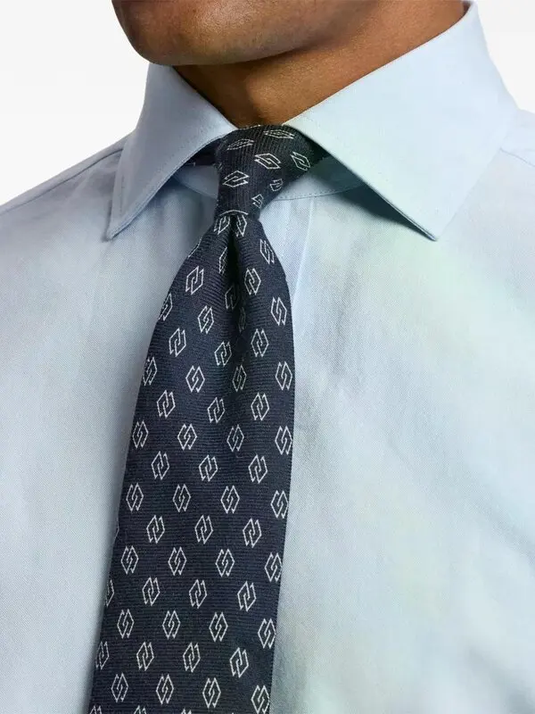 Ralph Lauren Purple Label Linked-diamonds Neck Tie