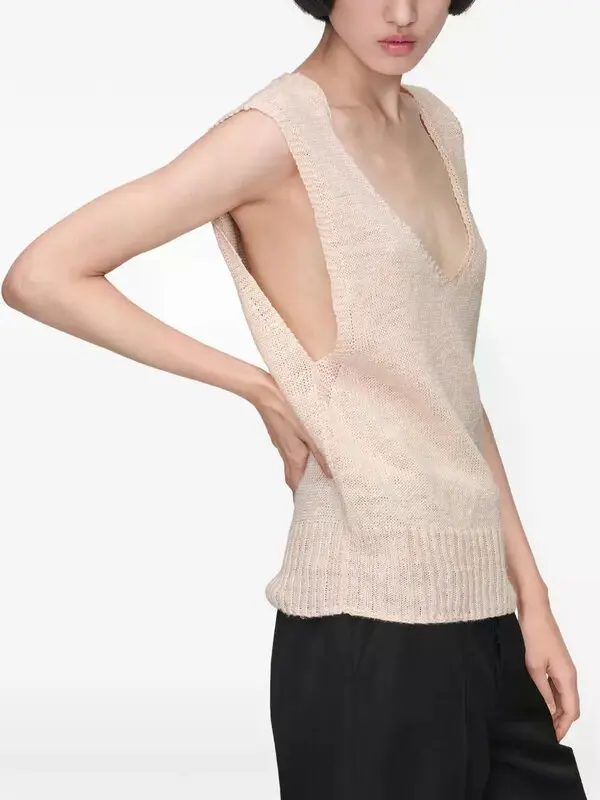 MAISON MARGIELA Ribbed V-neck Vest