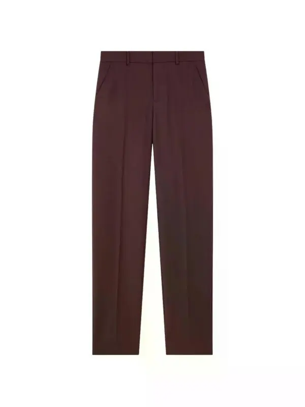 THE FRANKIE SHOP Belt Loops Trousers - Red
