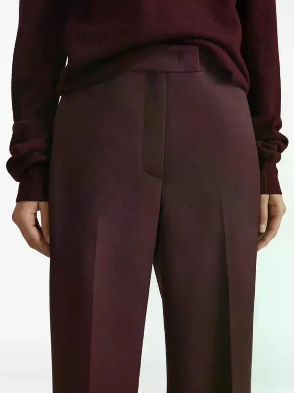 THE FRANKIE SHOP Belt Loops Trousers - Red