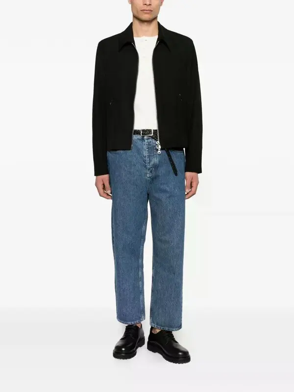 WON HUNDRED Zip-up Shirt Jacket - Black