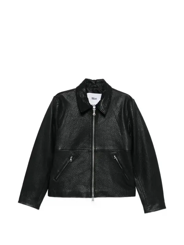 WON HUNDRED Dutton Leather Jacket