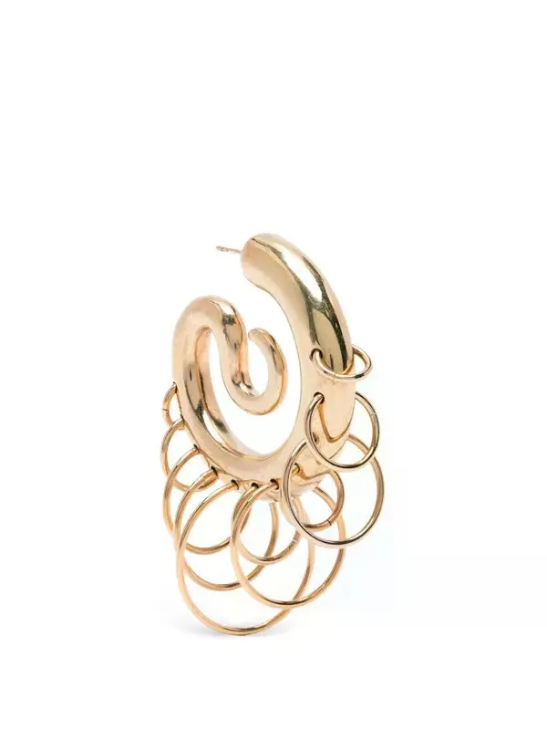 PANCONESI Medium Serpent Earrings - Gold