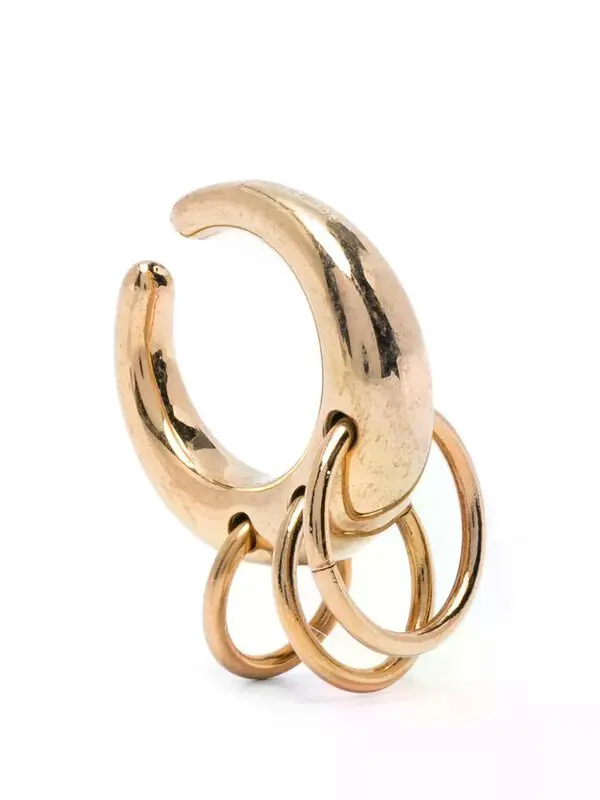 PANCONESI Circle Ear Cuffs - Gold