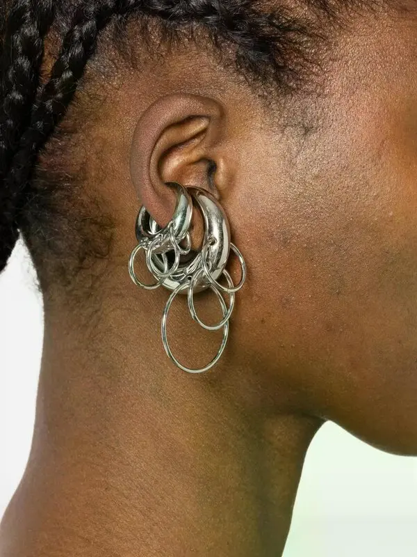 PANCONESI Tone Hoop Earrings