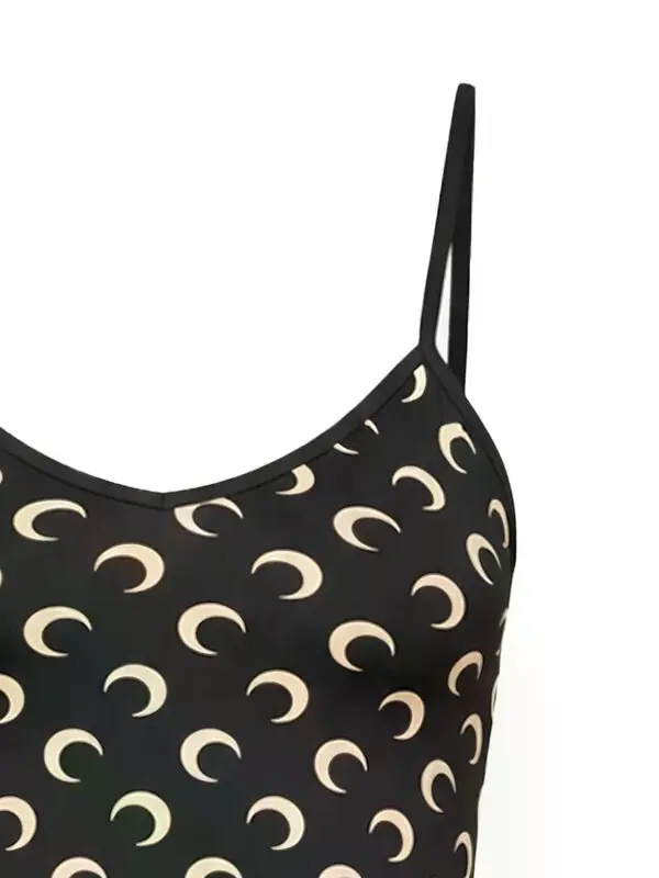 MARINE SERRE Moon Print Tank Top - Black