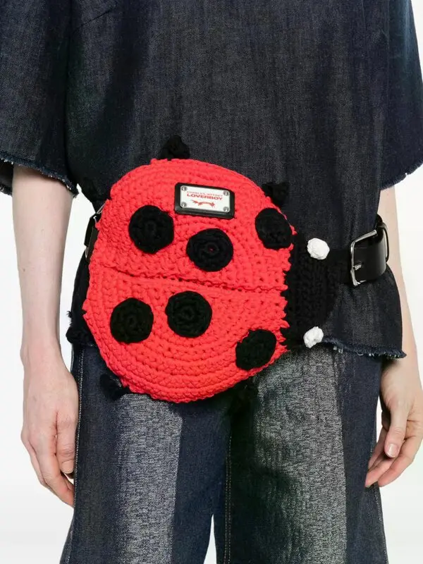CHARLES JEFFREY Ladybug-appliqué Belt Bag