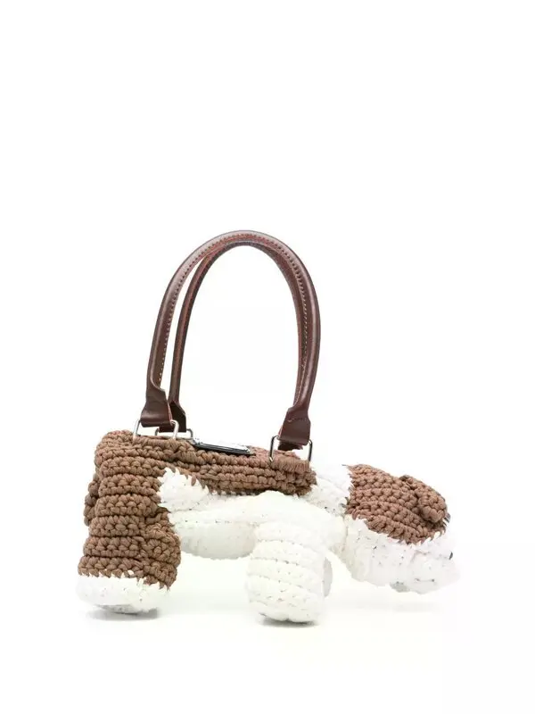 CHARLES JEFFREY Animal-shape Tote Bag - Brown