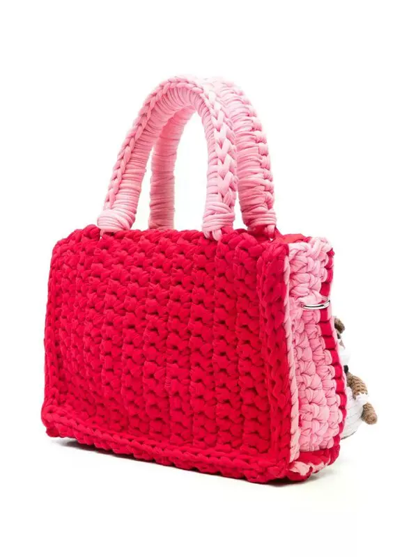 CHARLES JEFFREY Logo-plaque Tote Bag - Red