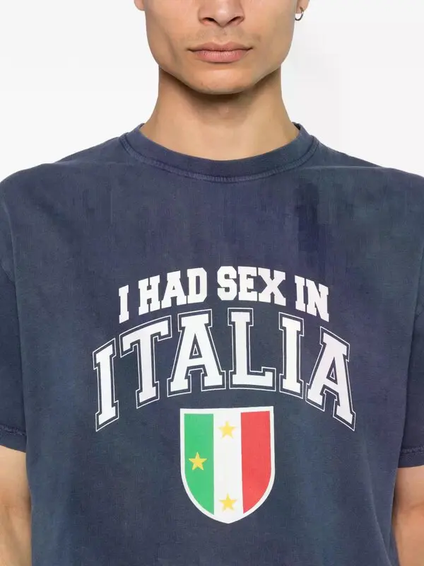 CARNE BOLLENTE Ciao Bella Graphic T-shirt - Blue
