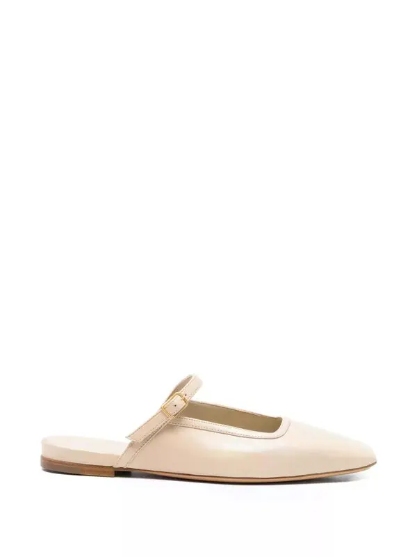 MARA BINI Strap Mules - Neutrals