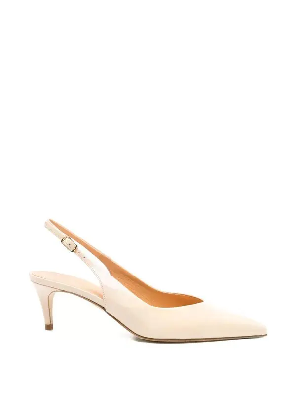 THE SELLER Slingback Pointed Pumps - Neutrals
