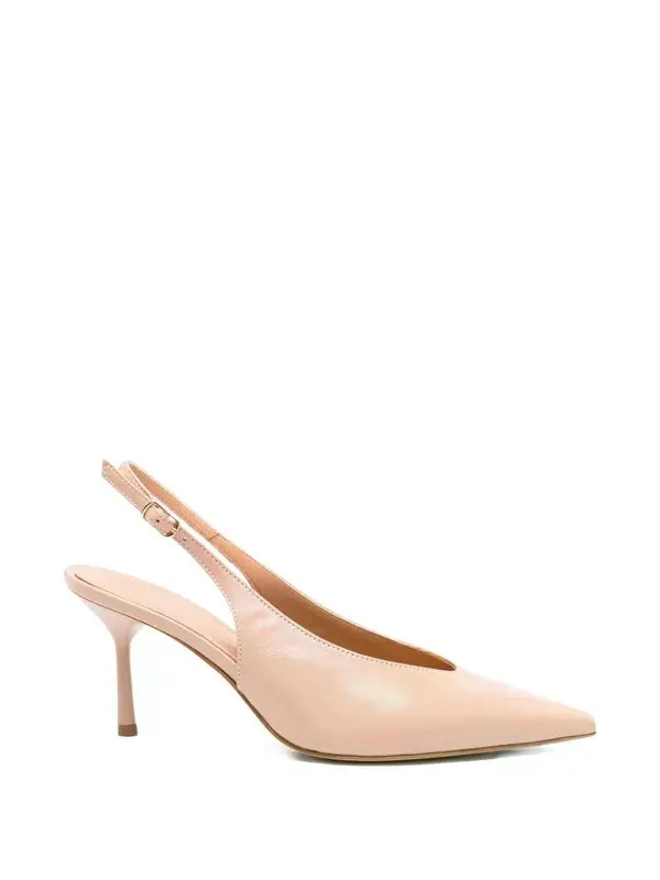 THE SELLER Pointed Slingback Pumps - Neutrals