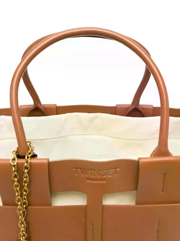 TWINSET Chain-charm Tote Bag